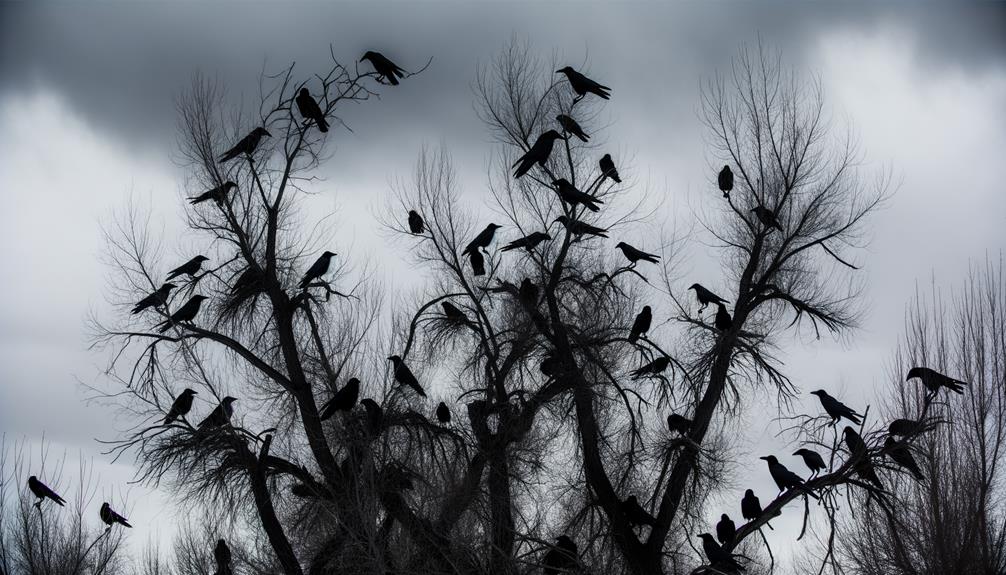 Crows Gathering In Large Numbers Spiritual Meaning: Unity